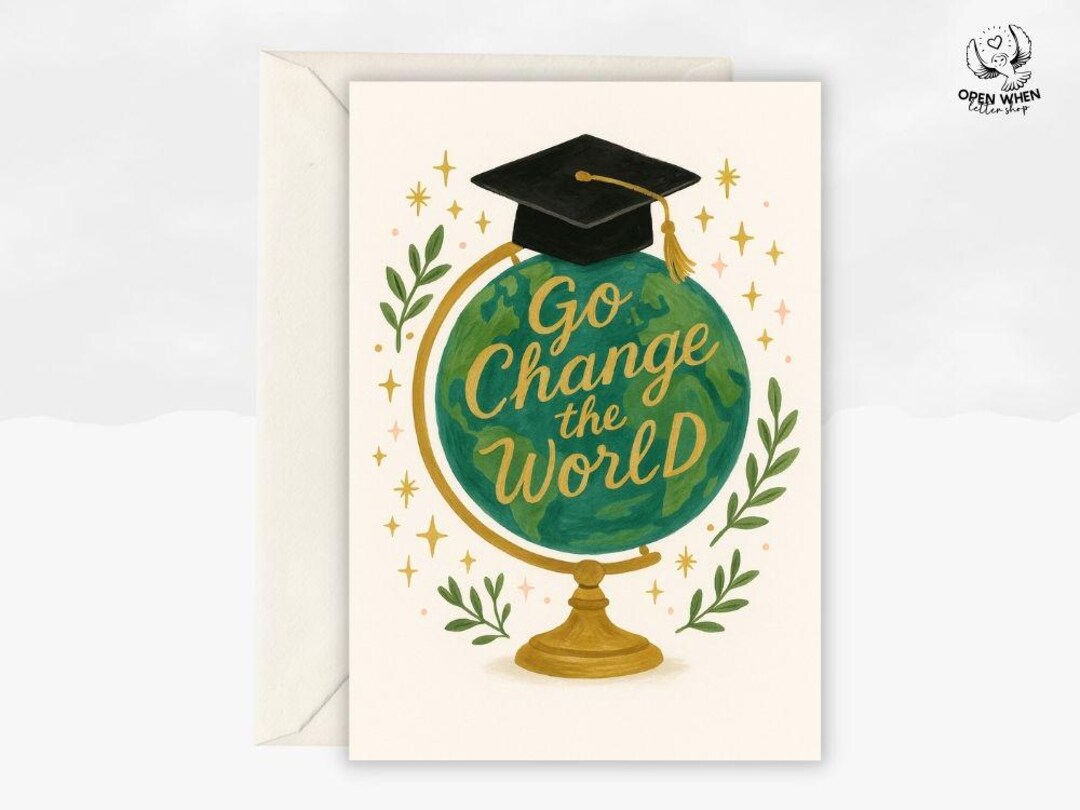 Go Change the World Congrats Graduate, Highschool Graduation ...