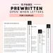 Prewritten Open When Letters & Prompts | Open When Ideas, Ready-to-use ...