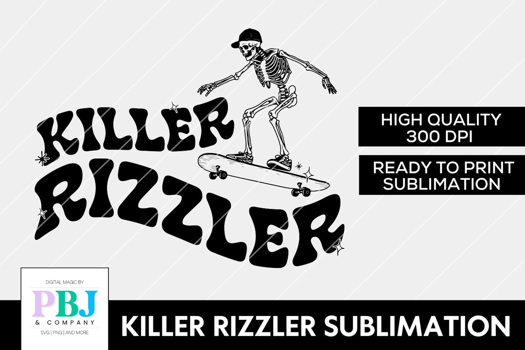 Killer Rizzler Halloween Sublimation PNG | Spooky & Stylish Design - Etsy
