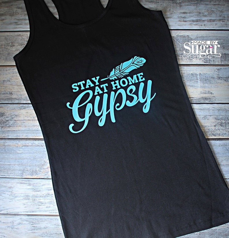 Stay at Home Gypsy Quote DIY Cutting File SVG PNG Jpeg - Etsy