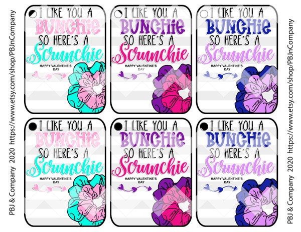 Printable Scrunchie Thank You Card Template Handmade Small - Etsy Canada