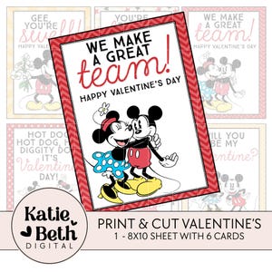 Valentine's Day Cards Digital File, DIY, 8x10, Printable - Etsy