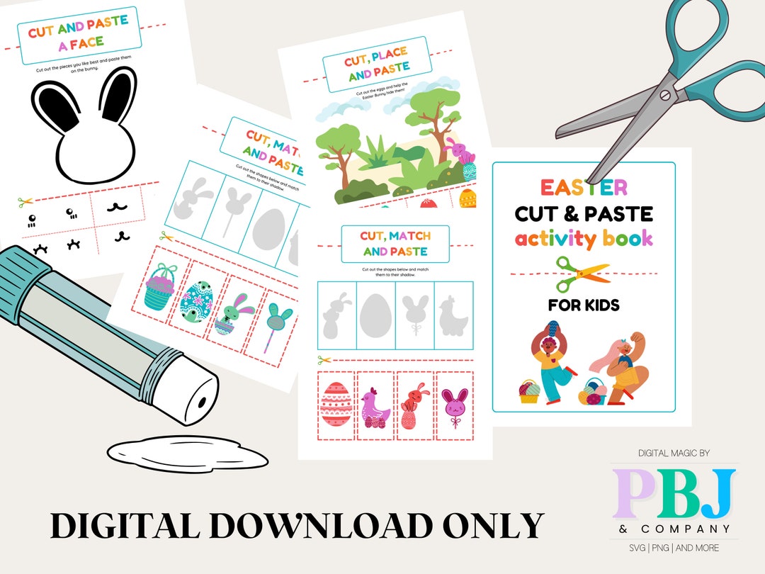 Easter Activity Pages, Easter Activity Pages for Kids, Easter Printable ...