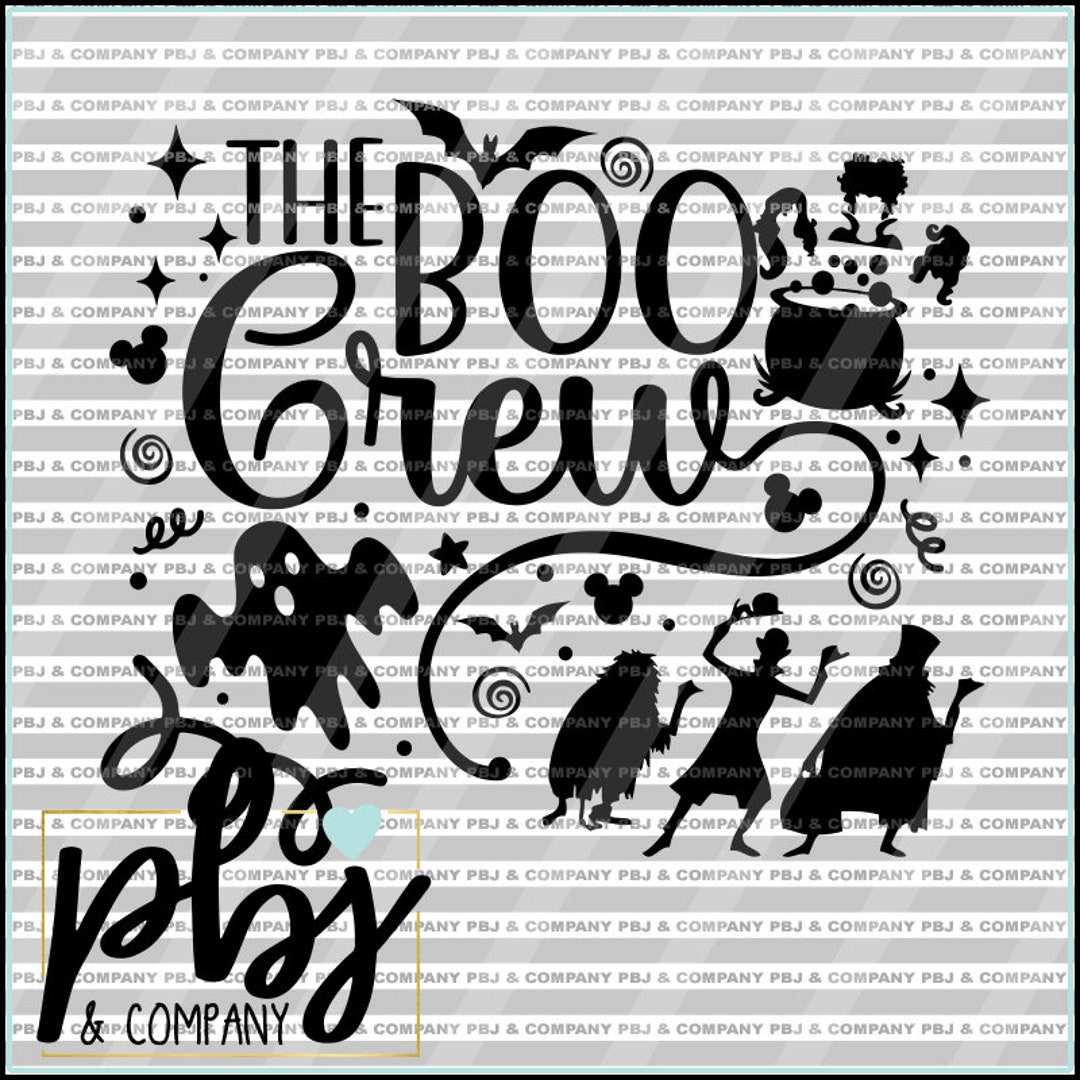 The Boo Crew SVG, Halloween Svg, Halloween, Boo Bash Svg, Instant ...