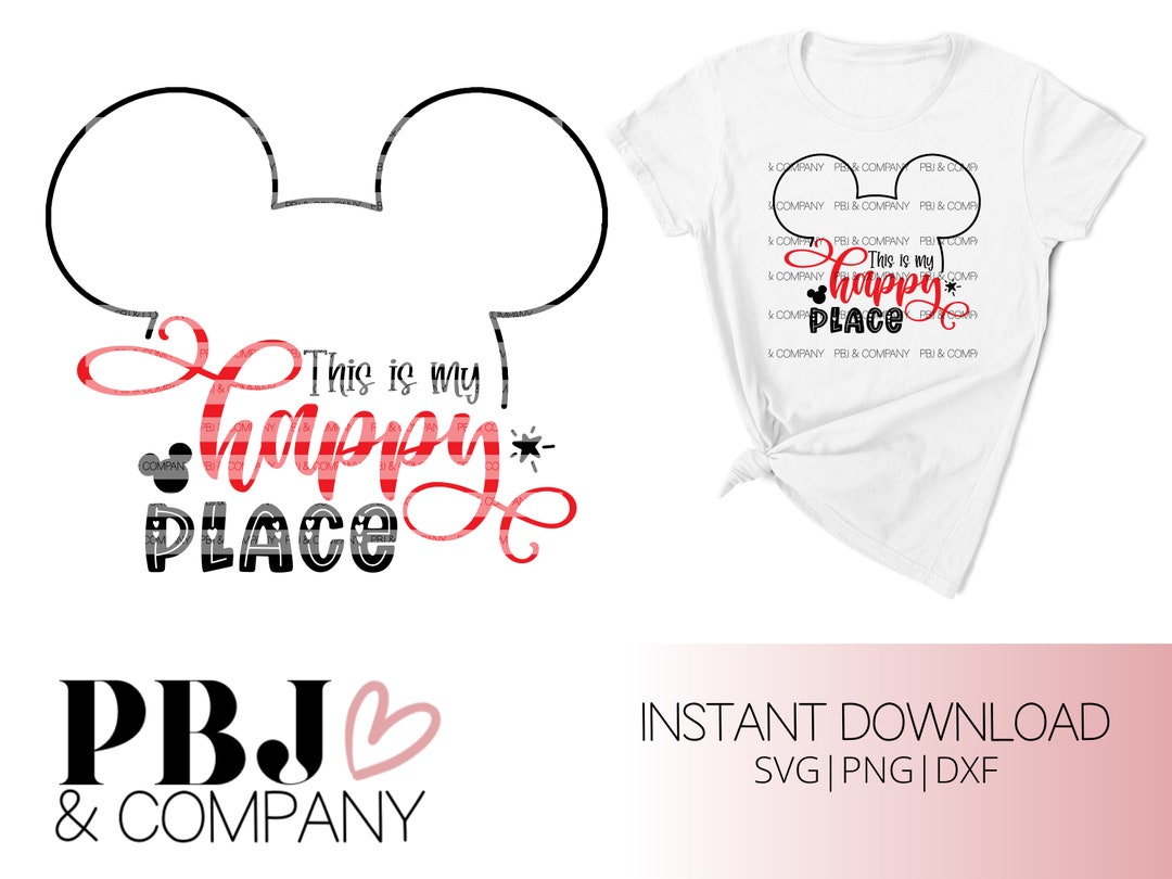 My Happy Place Svg, My Happy Place Png, Cut File Commercial Use - Etsy
