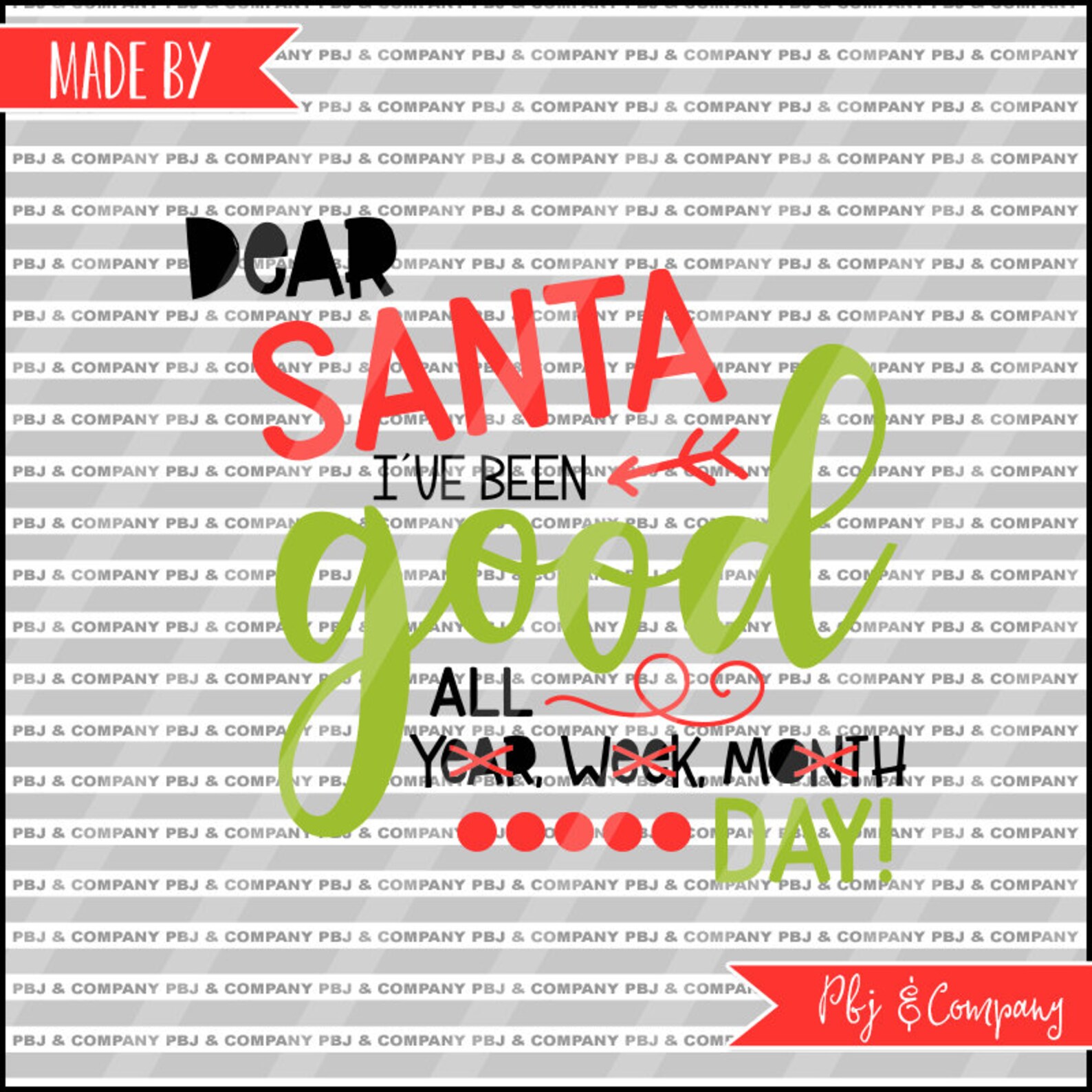 Dear Santa Svg Santa Svg Christmas Svg Quote DIY Cutting - Etsy