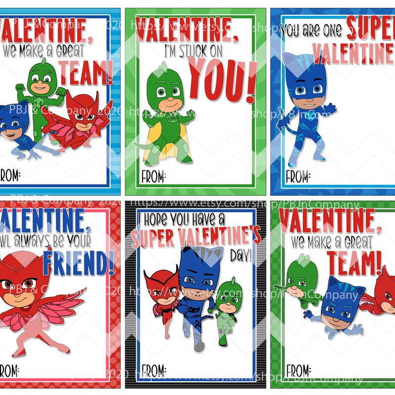 Pj Mask Sticker - Etsy
