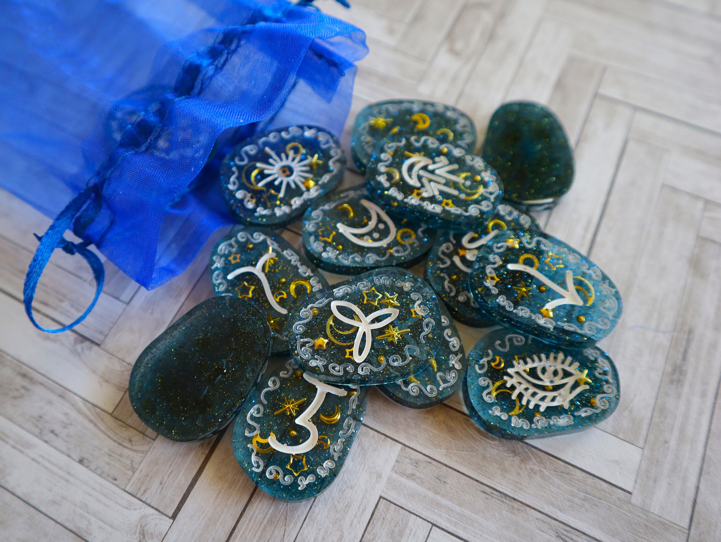 Cosmic Runes Witch Rune Set Divination Runes Witch Runes Cosmic Witch ...