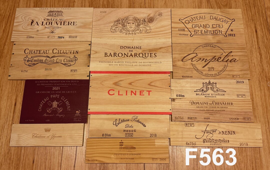 13 French Wine Crate Panels - Etsy
