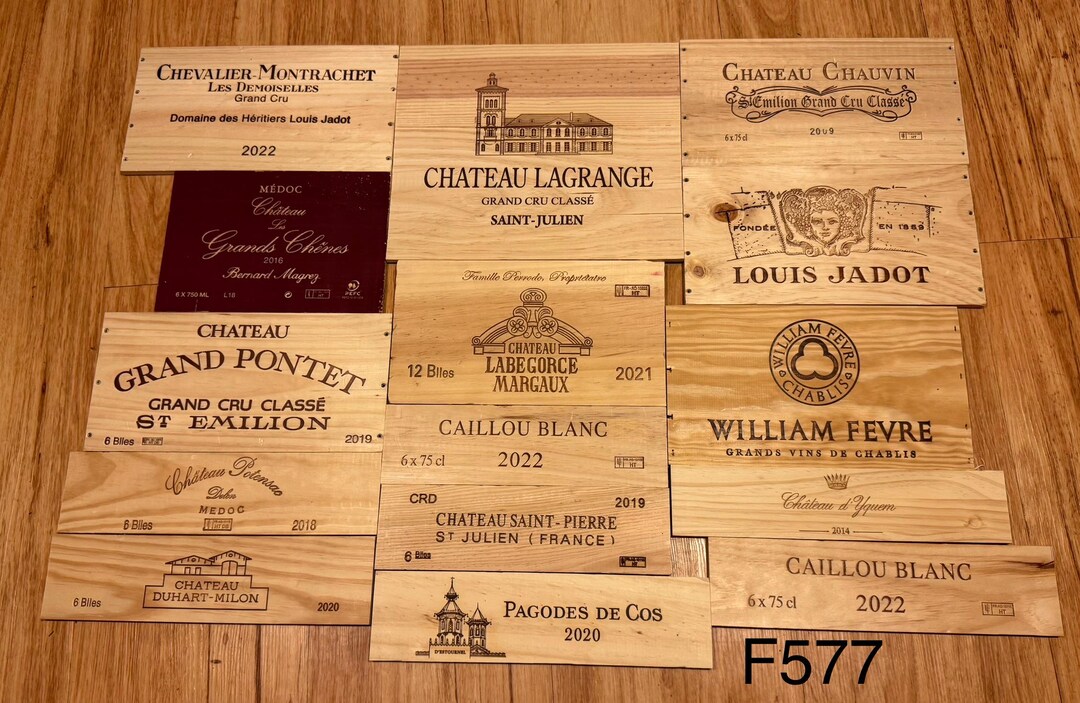 15 French Wine Crate Panels - Etsy