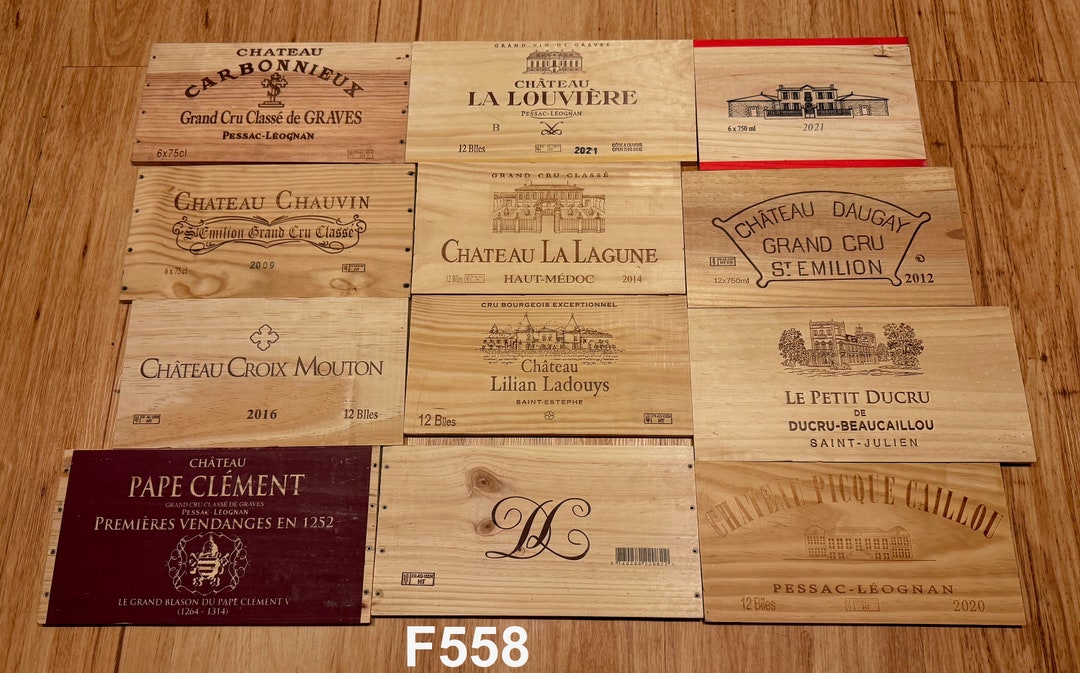 12 French Wine Crate Panels - Etsy