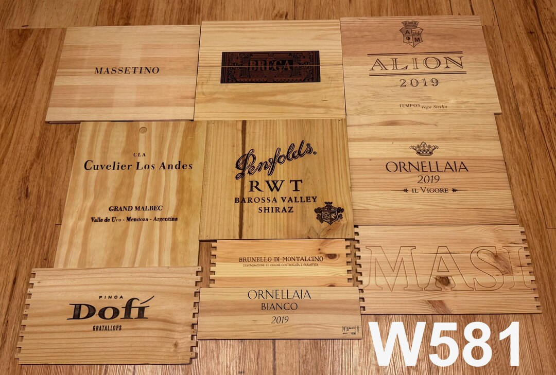 10 World Class Wine Crate Panels - Etsy