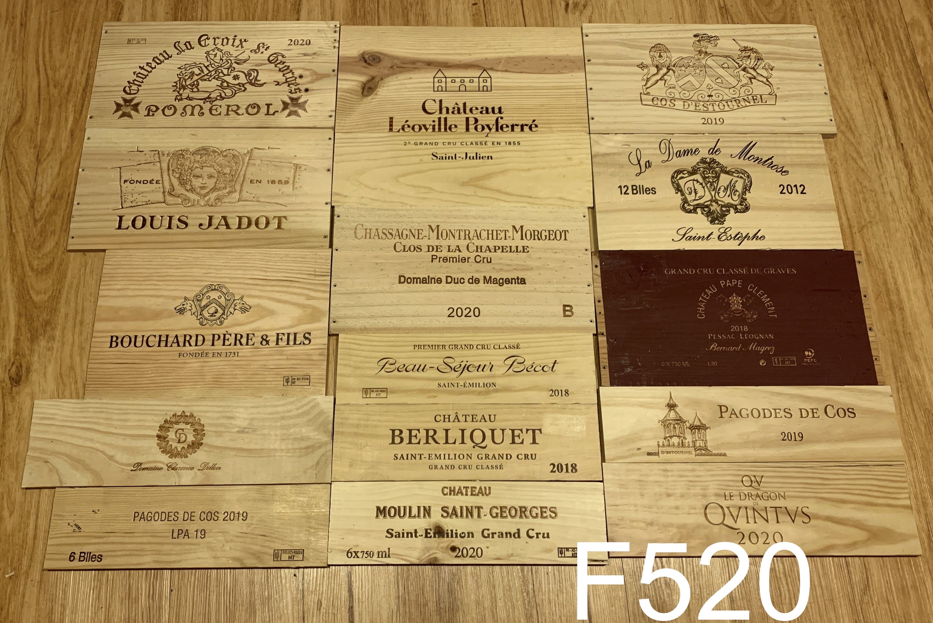 15 French Wine Crate Panels - Etsy