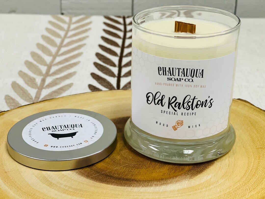Old Ralston's Special Recipe Wood Wick Candle - Etsy
