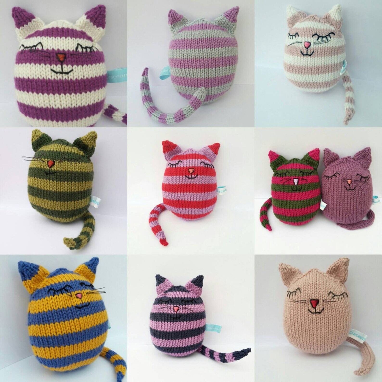 Cat Knitting Pattern - Etsy