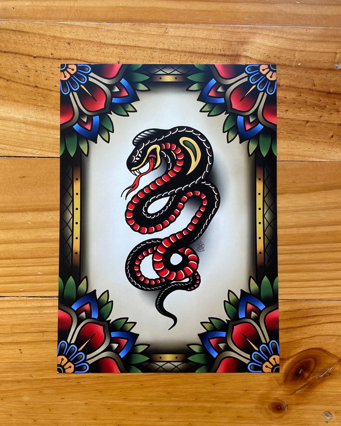 Traditional Tattoo A4 Prints - Set of 3 or 5 - Etsy