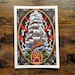 Traditional Clipper Ship Tattoo A4 Print - Etsy
