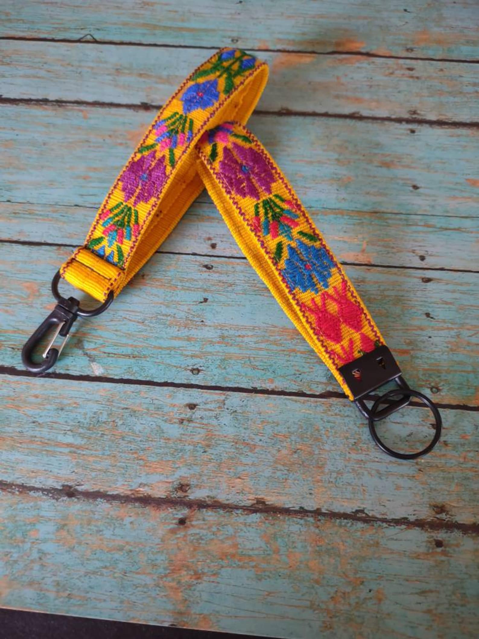 Keychain Wristlet for Women Key Wristlet Floral Plant Mom - Etsy
