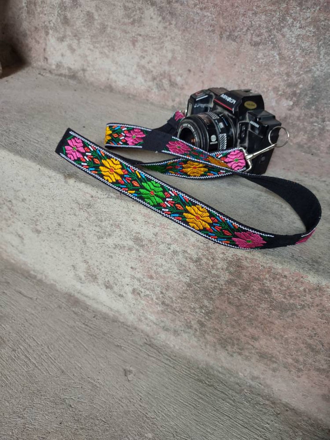Fabric Camera Strap, Camera Strap Neck Strap, Embroidered Bag Strap ...