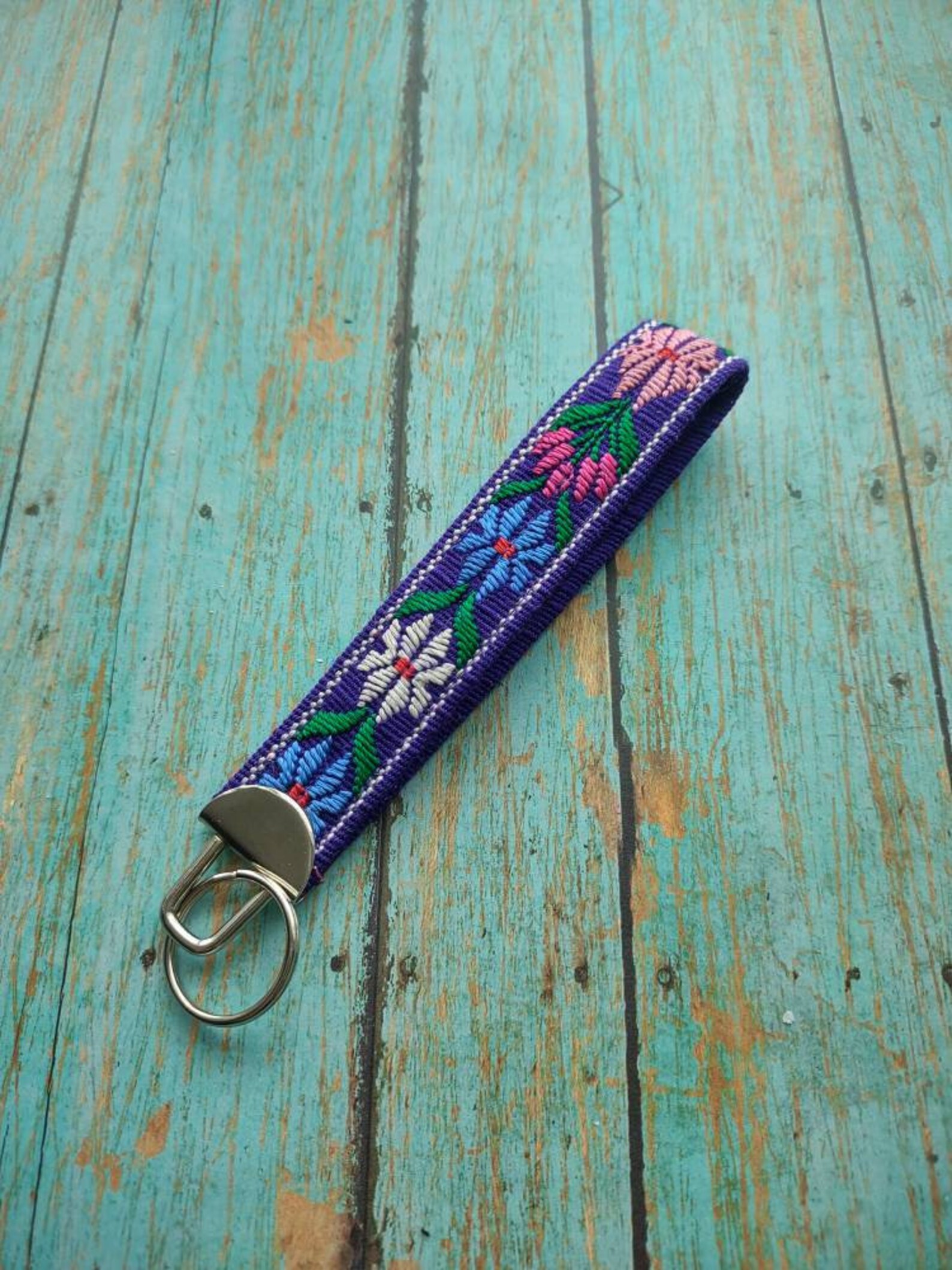 Keychain Wristlet for Women Key Wristlet Floral Plant Mom - Etsy