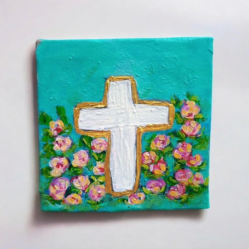 Cross Painting - Etsy