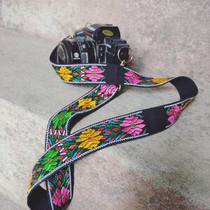 Fabric Camera Strap, Camera Strap Neck Strap, Embroidered Bag Strap ...