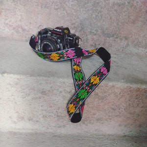 Fabric Camera Strap, Camera Strap Neck Strap, Embroidered Bag Strap ...