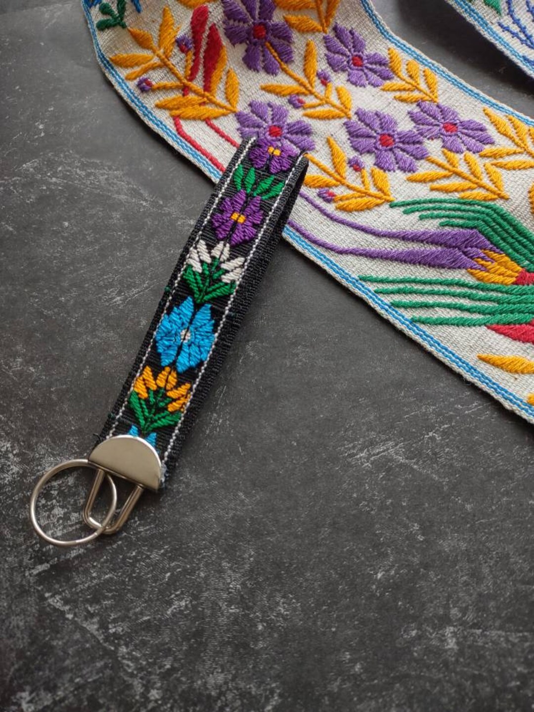 Boho Key Chain for Women Wrist Lanyard Cottage Core - Etsy UK