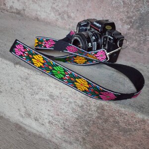 Fabric Camera Strap, Camera Strap Neck Strap, Embroidered Bag Strap ...