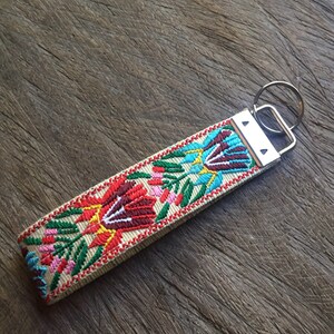 Fabric Wristlet Keychain, Key Chain for Woman, Wristlet Strap for Key ...