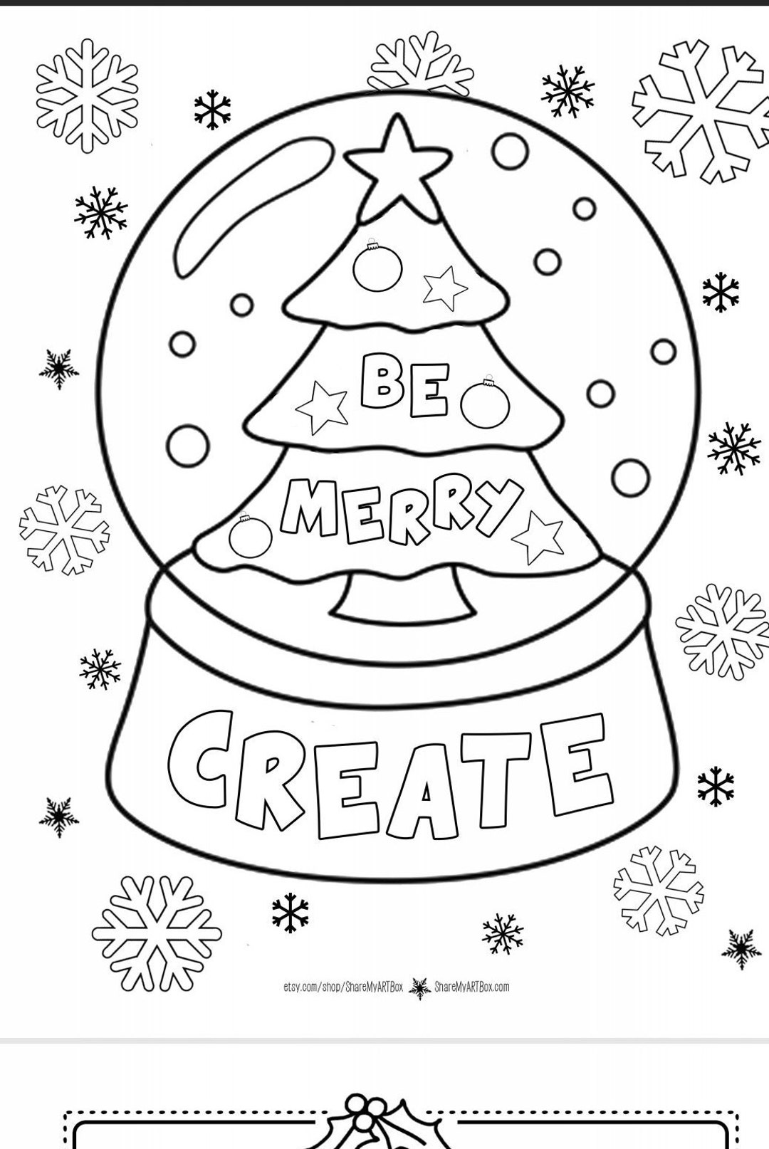 Holiday Coloring Pages Bundle - Etsy