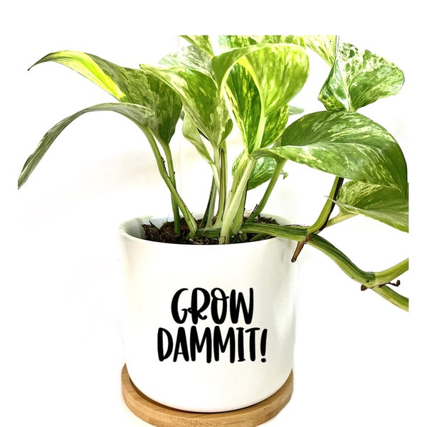 Grow Dammit - Etsy