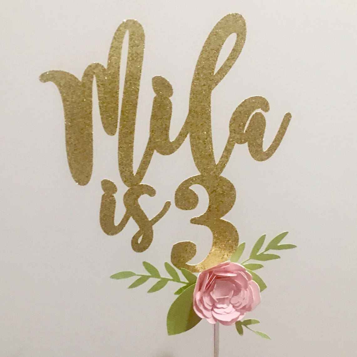 Personalize Birthday Cake Topper, Number Cake Topper, Birthday Topper ...