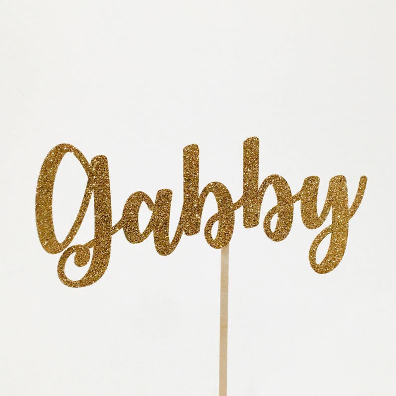 Personalize Princess Name Cake Topper Customized Name Cake - Etsy