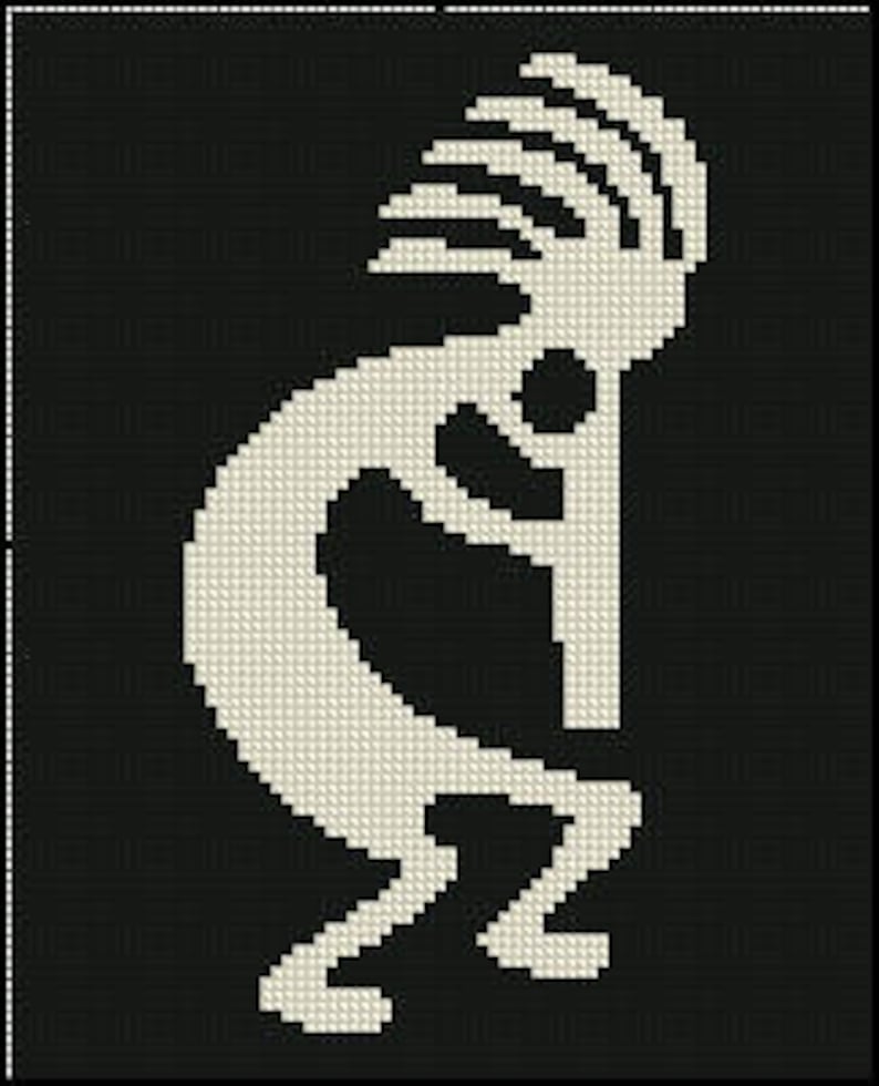 Kokopelli Needlepoint Pattern - Etsy