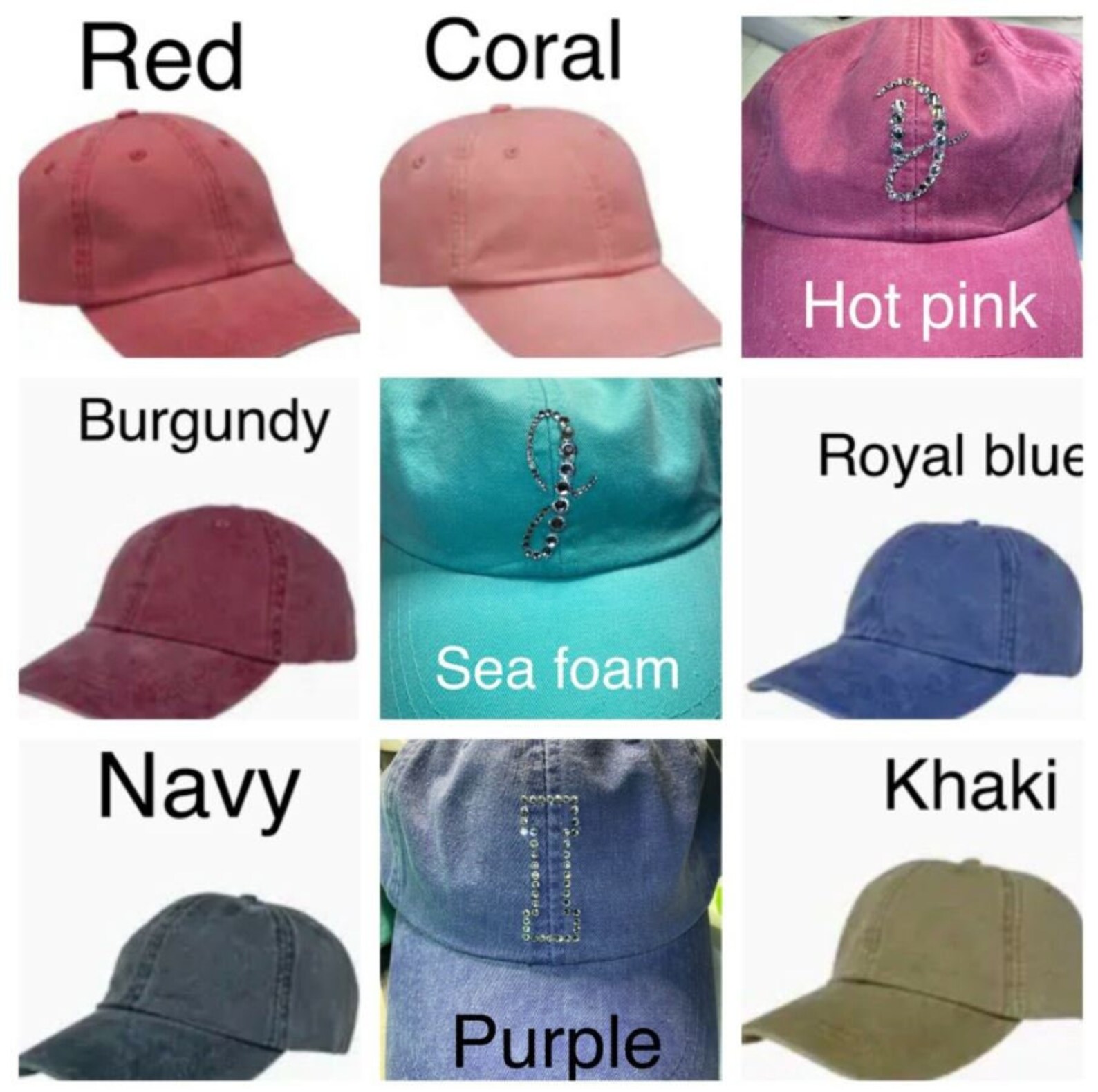Rhinestone Hat Baseball Cap Custom Made Handmade Bling/glam ...
