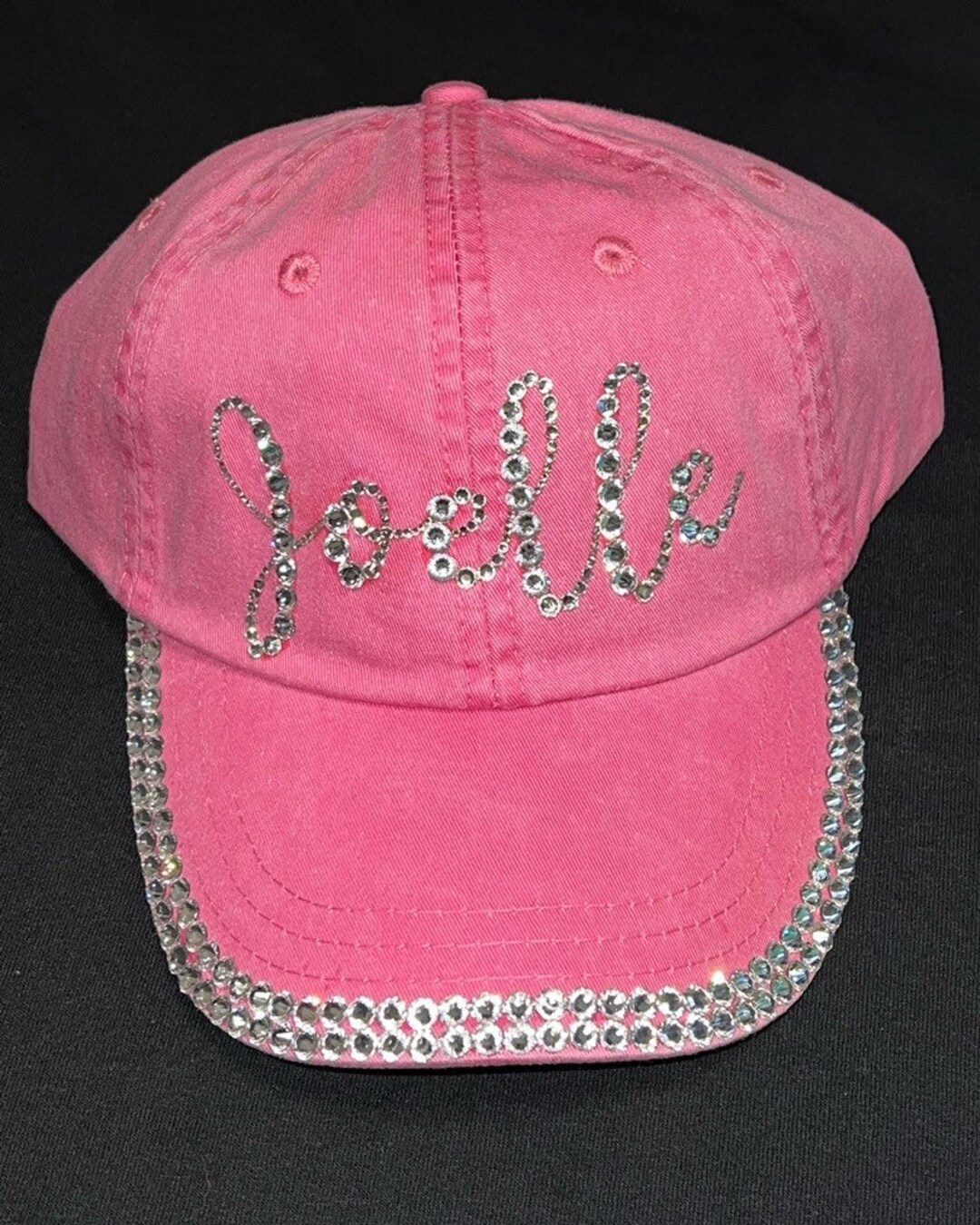Rhinestone Hat Baseball Cap Custom Made Handmade Bling/glam ...
