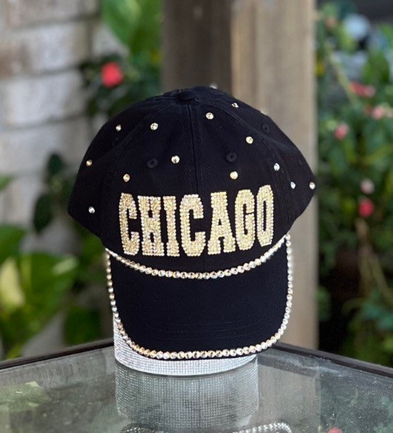 Rhinestone Hat Baseball Cap Custom Made Blingpersonalized Custom Ball ...