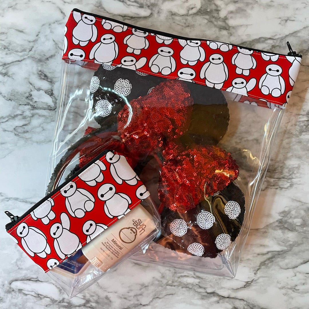 Baymax, Big Hero 6, Travel Bag, Disneyland Bag, Vinyl Bag, Disney Bag ...