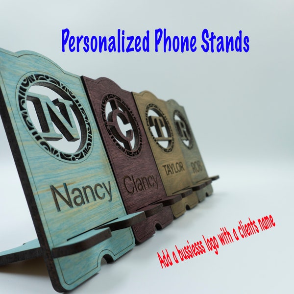 Wood Phone Stand - Etsy
