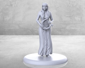 Elf Bard Miniature - Etsy