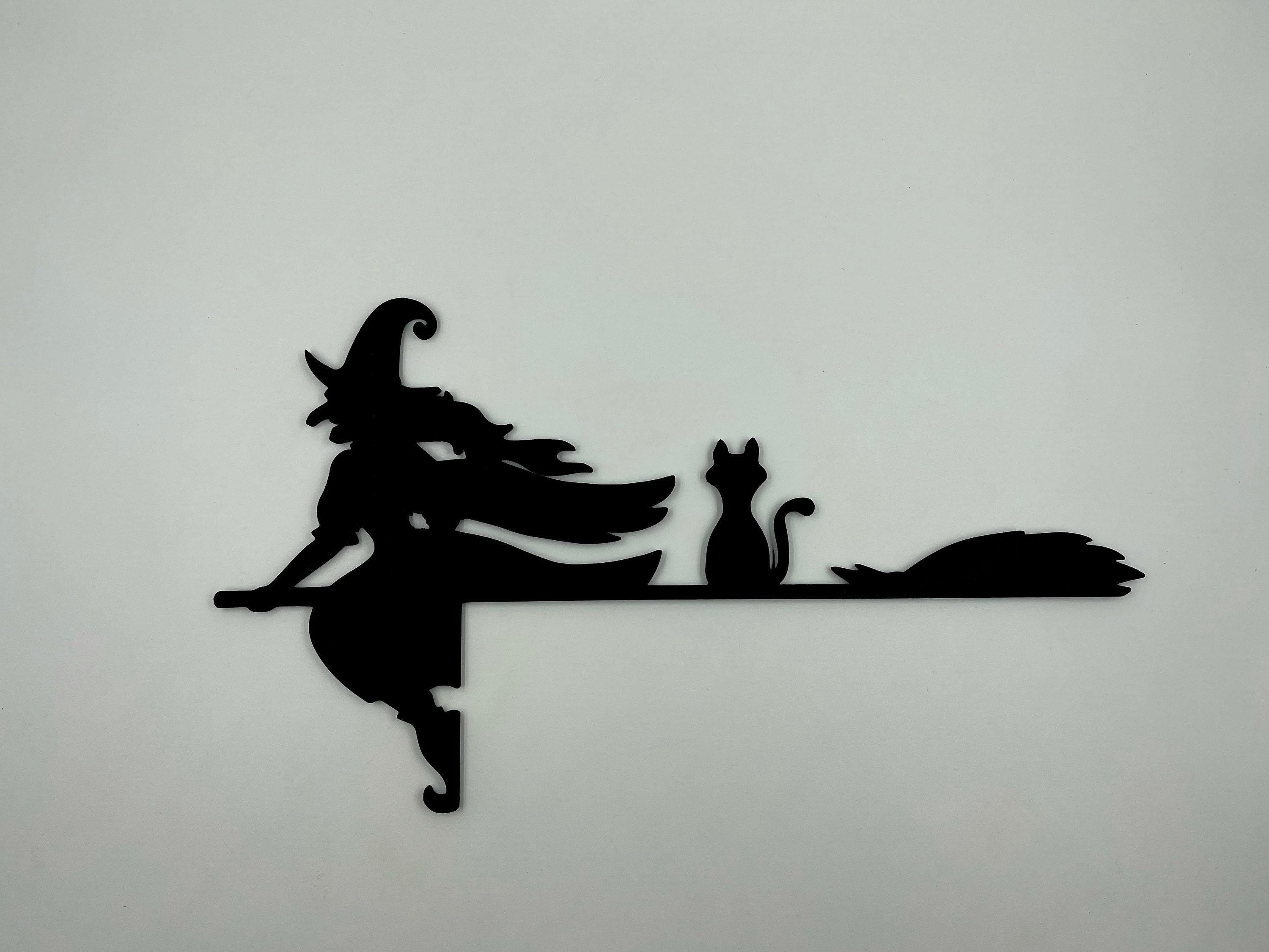 Halloween Witch Door Corner Wood Sign - Fall Decor - Etsy