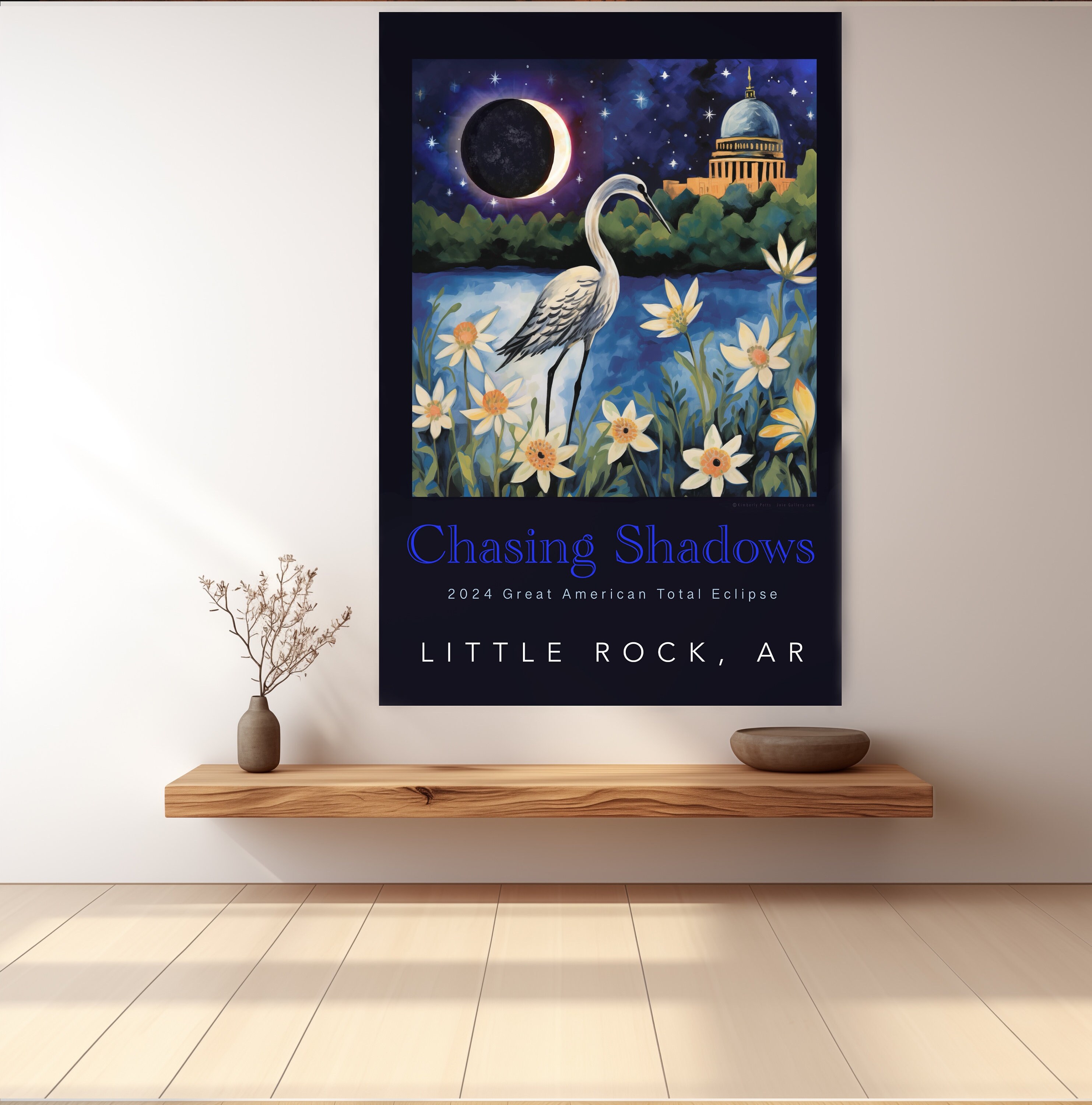 POSTER 2024 Solar Eclipse Little Rock, Arkansas - Etsy