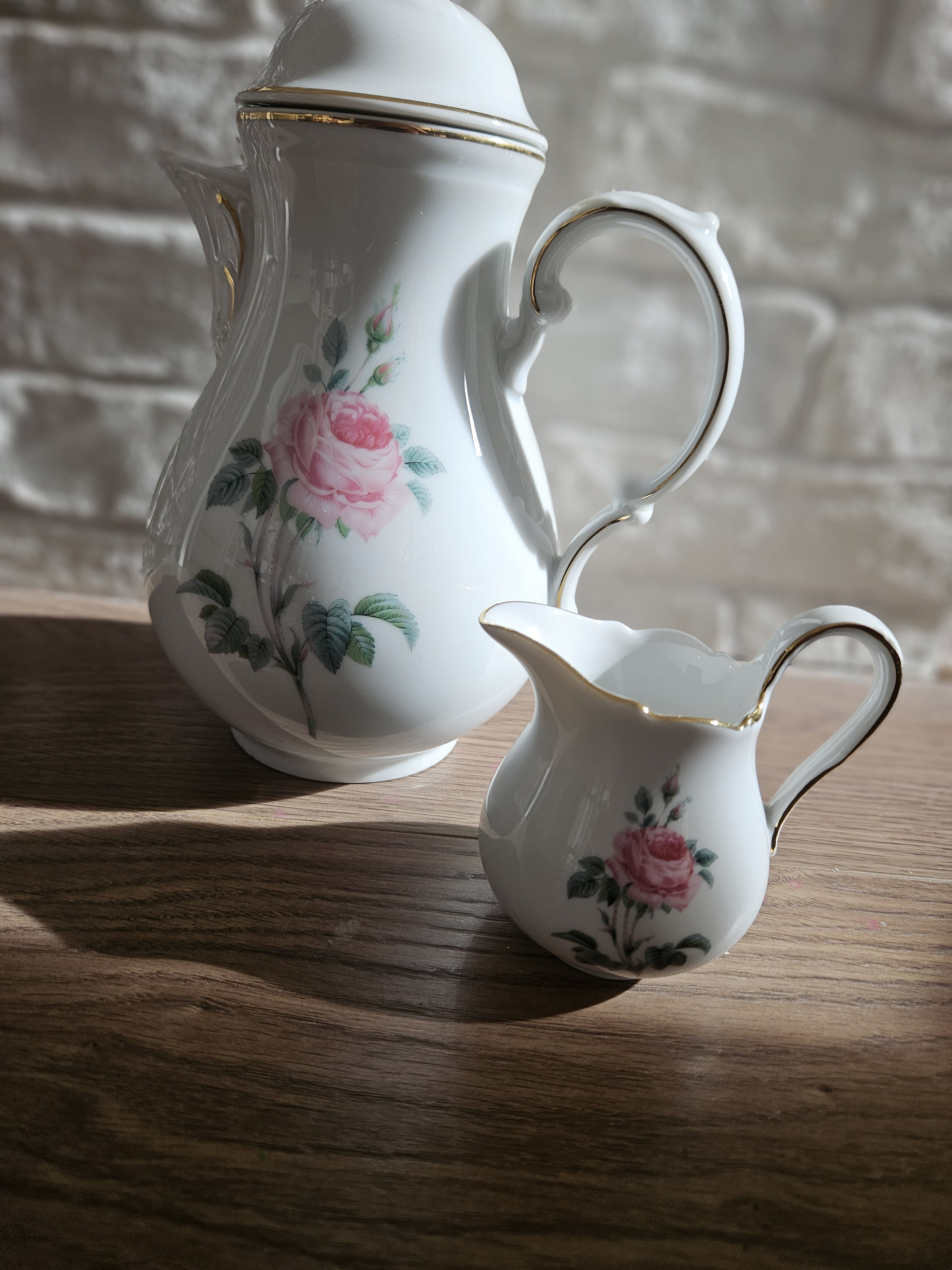 Antique Bavarian Tea Set for 2 From Oscar Schaller/ Winterling C.1919 ...