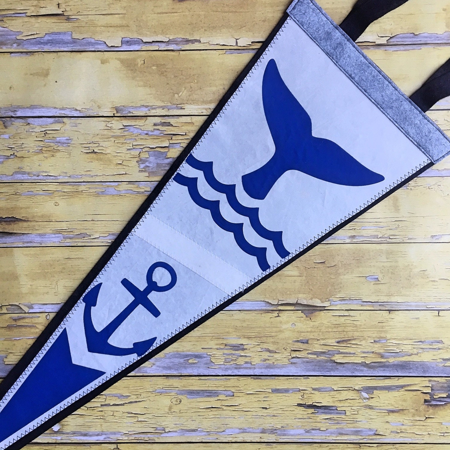 WHALE'S TAIL Pennant - Etsy