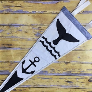 WHALE'S TAIL Pennant - Etsy