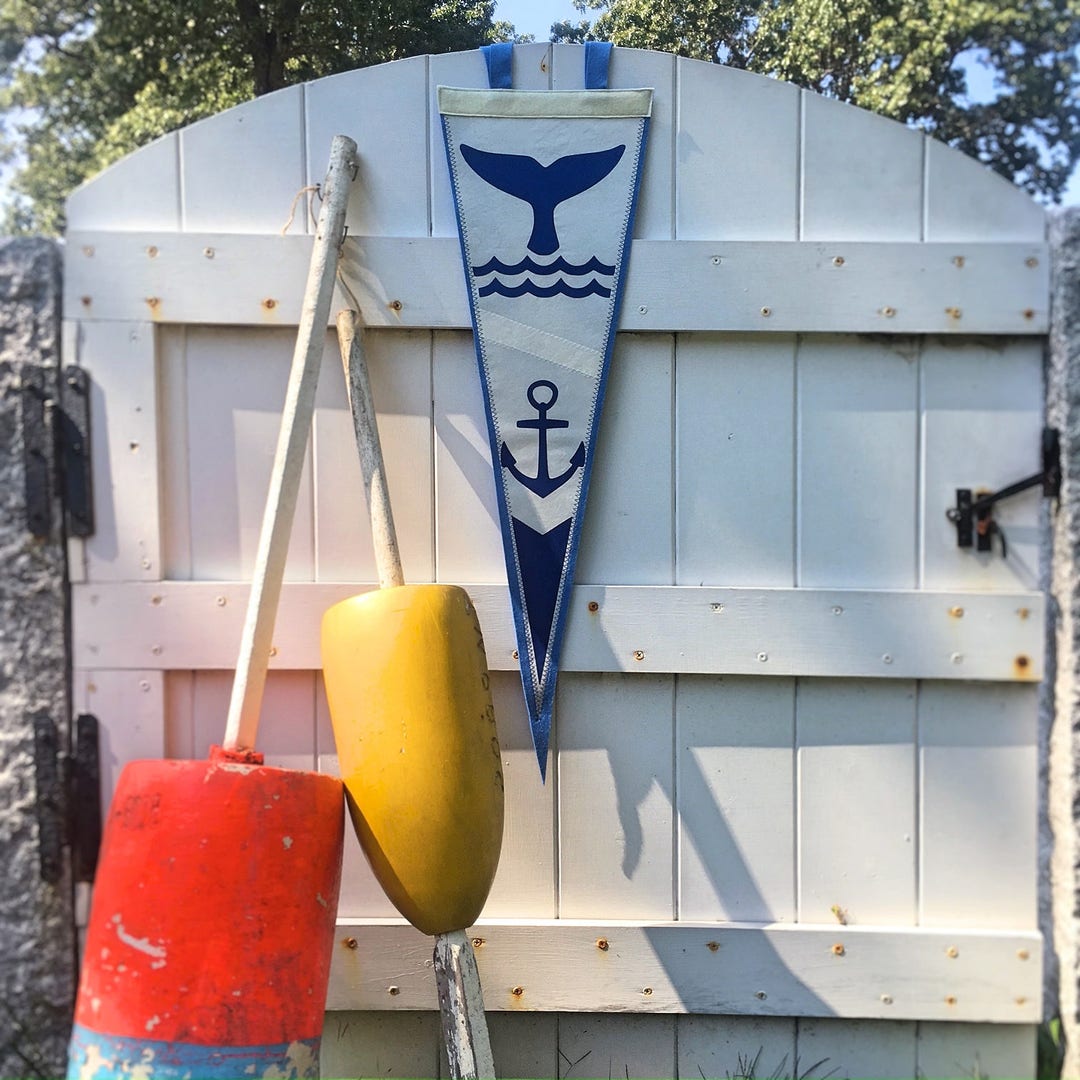 WHALE'S TAIL Pennant - Etsy