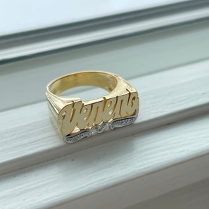 Personalized Name Ring in Sterling Silver - Etsy