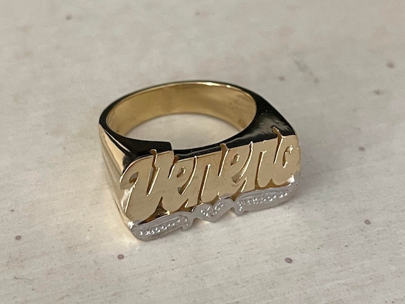 Personalized Name Ring in Sterling Silver | Etsy