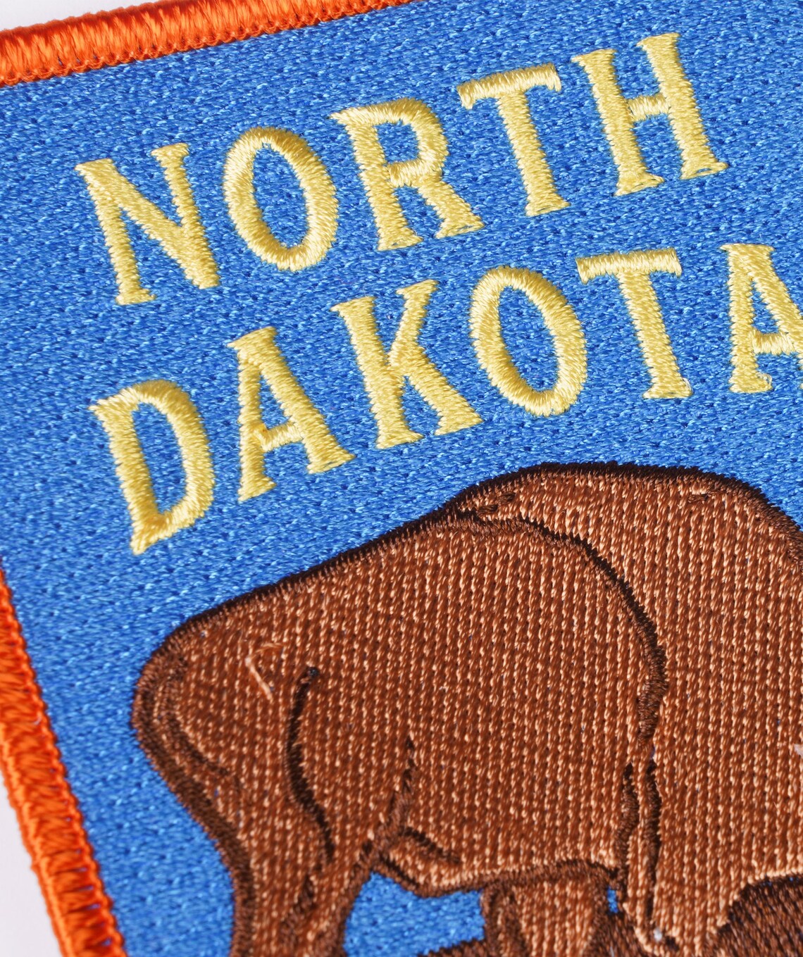 North Dakota Embroidered Patch - Etsy
